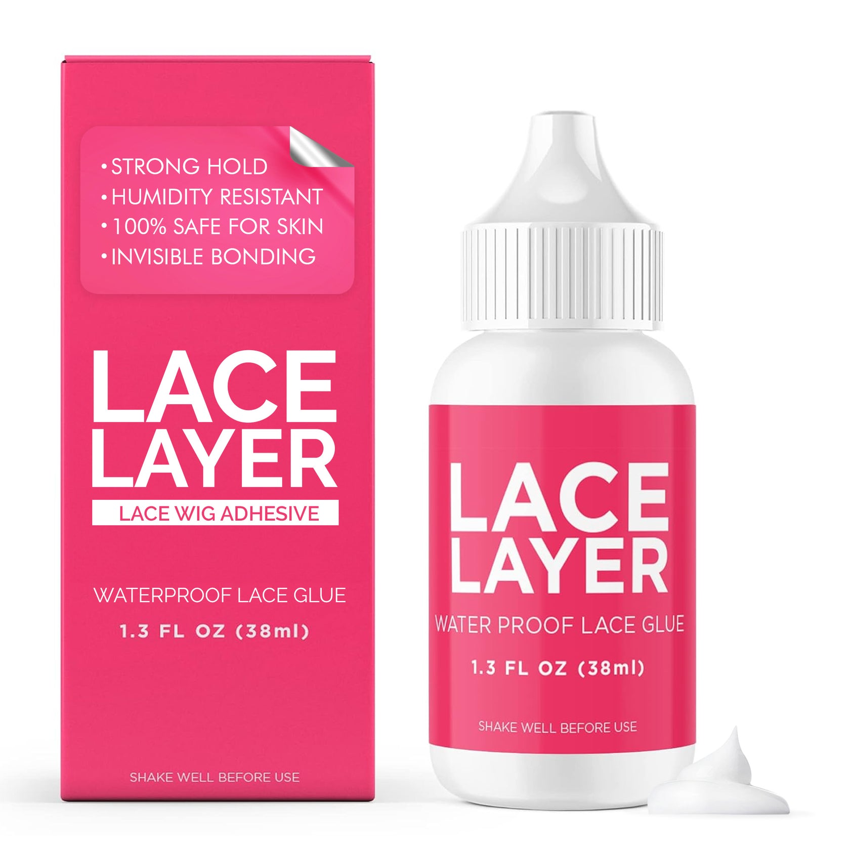 Lace Layer Lace Wig Glue Adhesive for Lace Wigs & Frontals Strong Hold